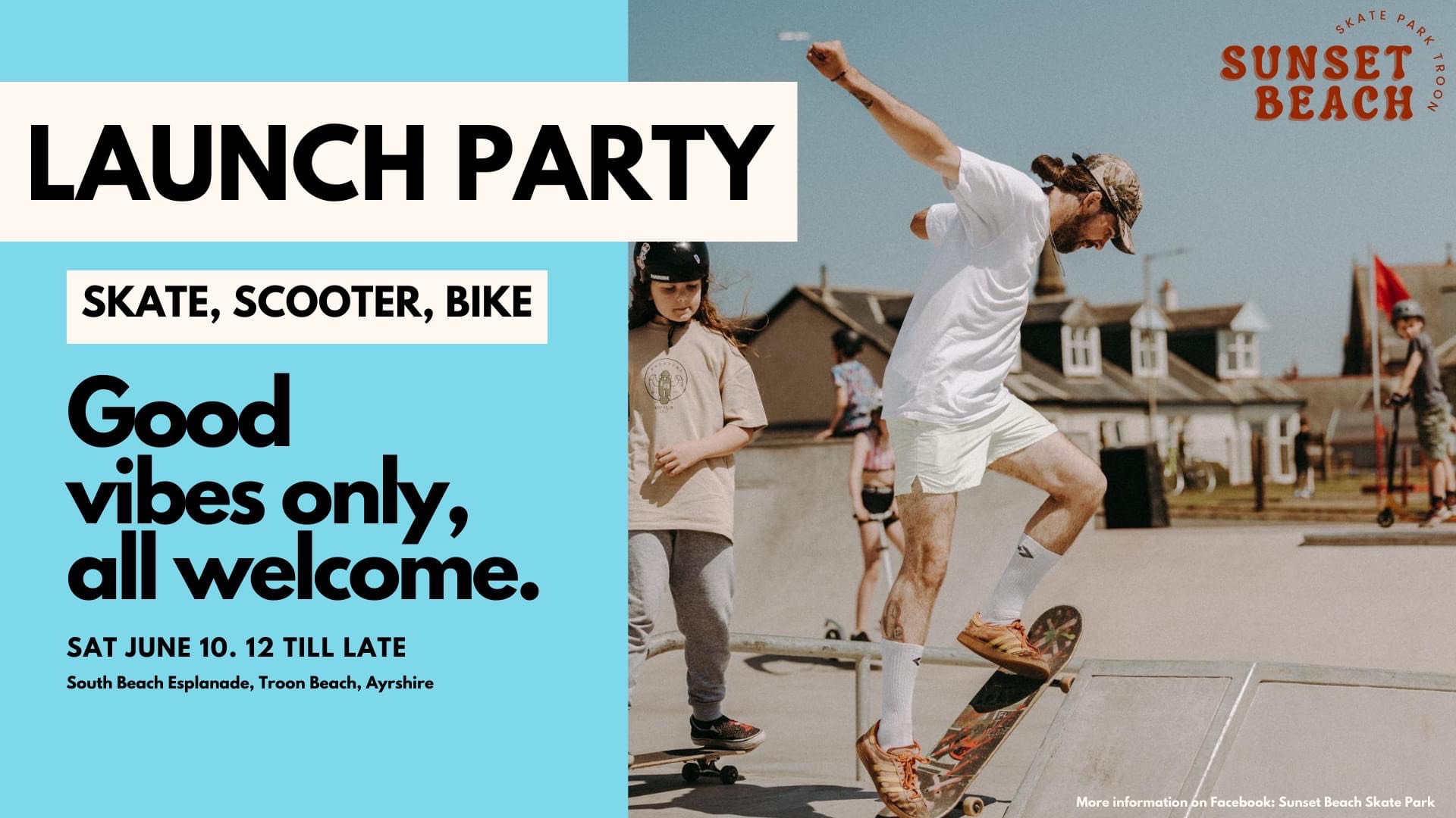 Troon skatepark launch party – Skateboard Scotland